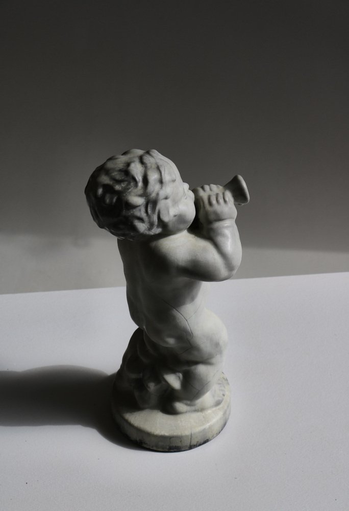 Art Nouveau Large Putto Cherub Figure attributed to Michael Andersen ...