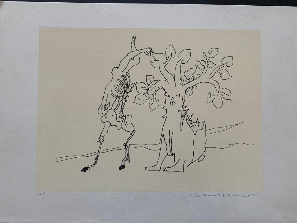 Marcel Jean, Surrealist Composition, 1960s, Lithograph for sale at Pamono