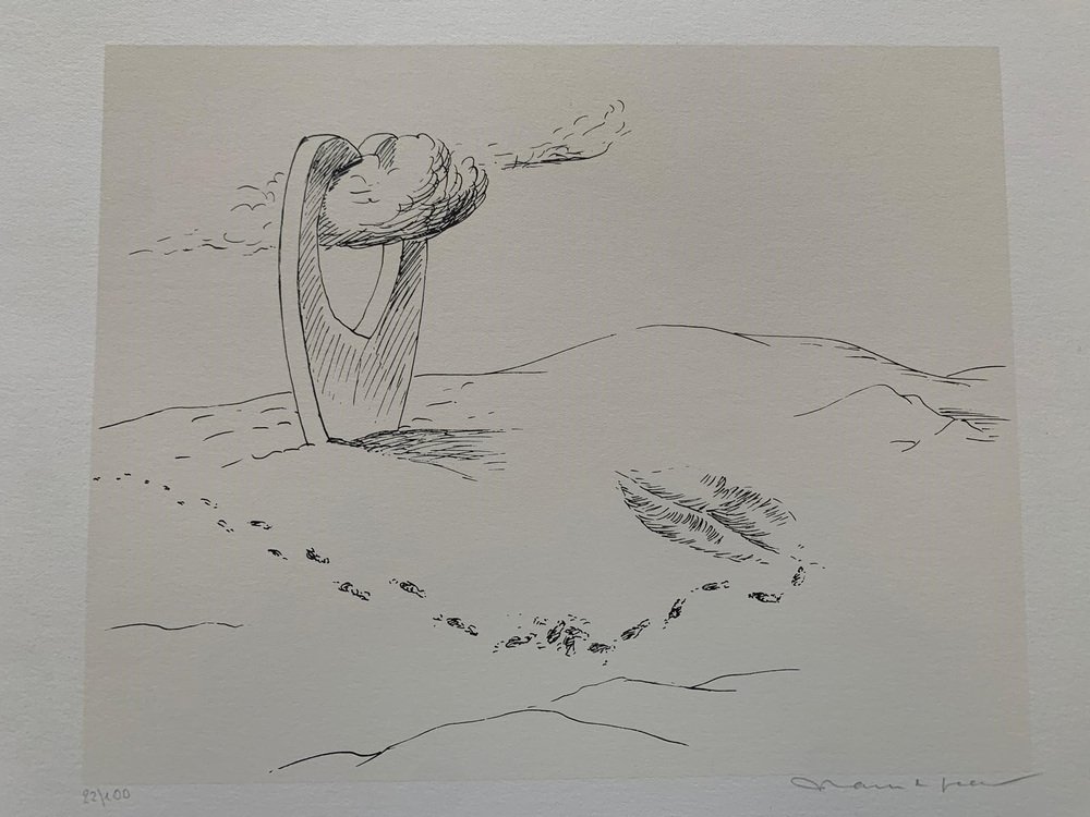 Marcel Jean, Surrealist Composition, 1960s, Lithograph for sale at Pamono