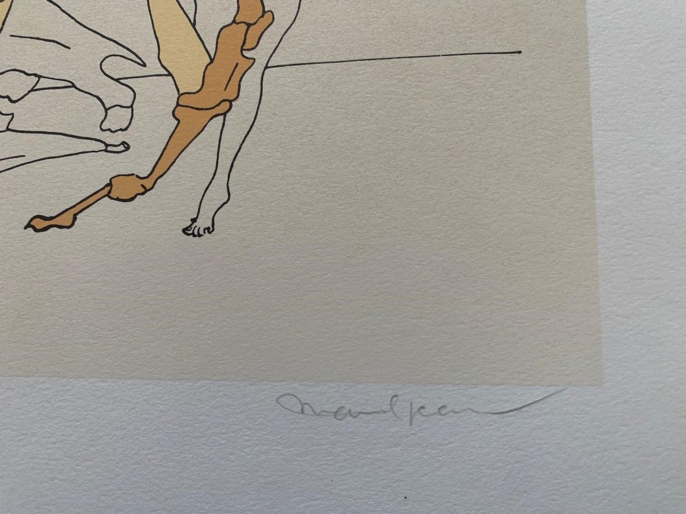 Marcel Jean, Surrealist Composition, 1960s, Lithograph for sale at Pamono