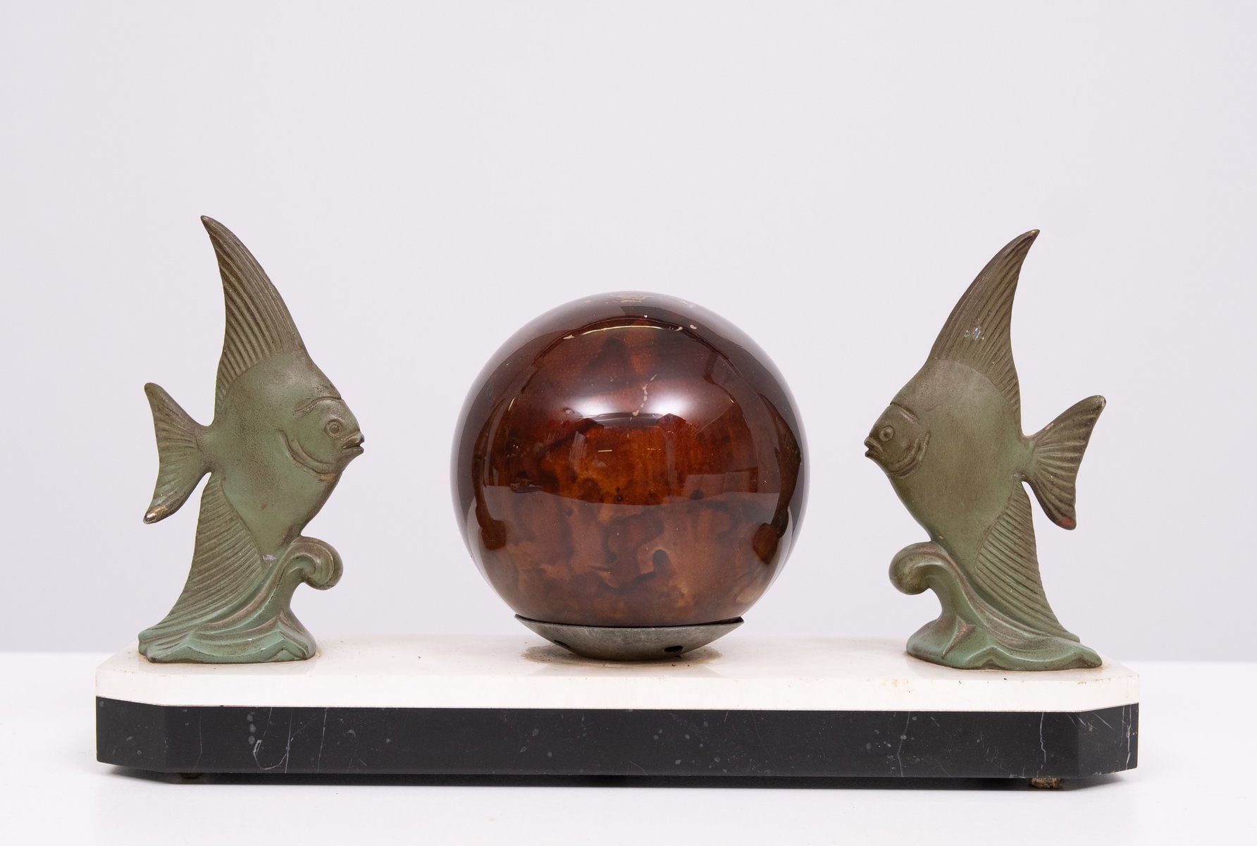 Art Deco Tropical Fish Lamp, 1930s for sale at Pamono