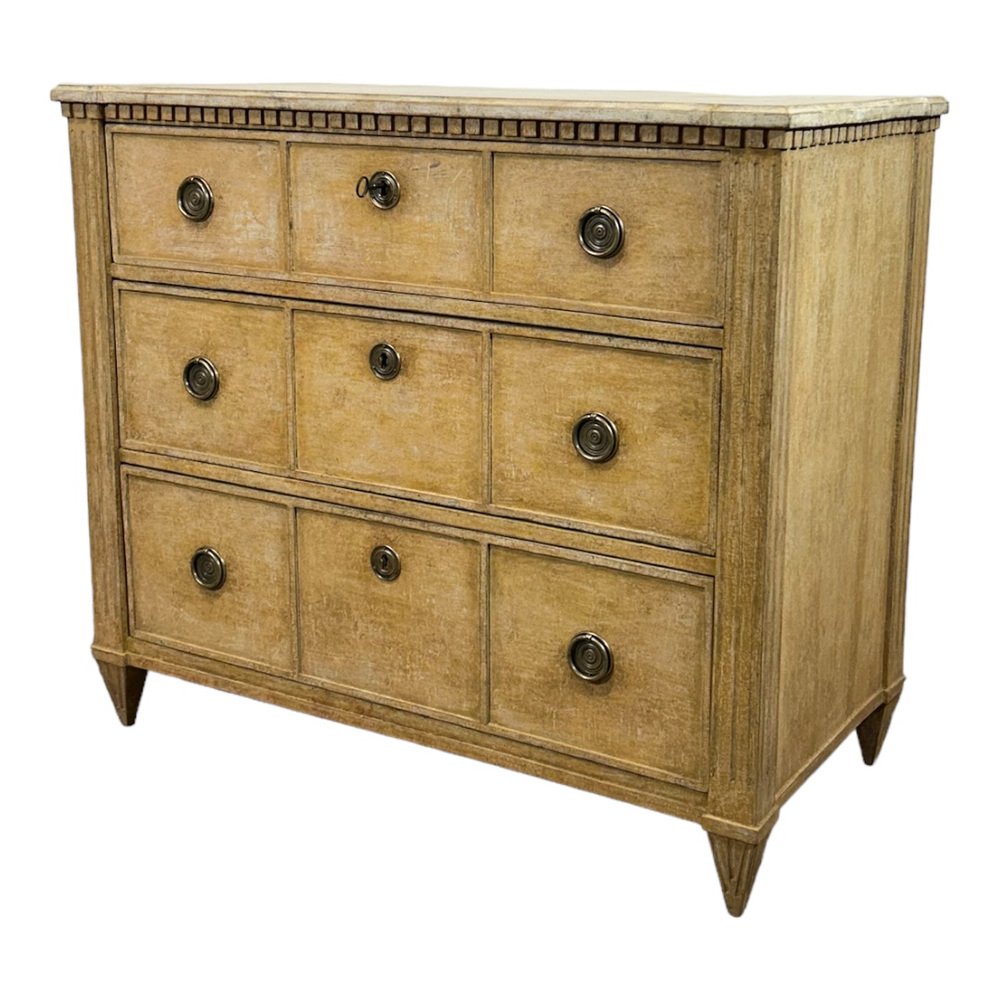 Antique Gustavian Style Chest of Drawers, 1890s for sale at Pamono
