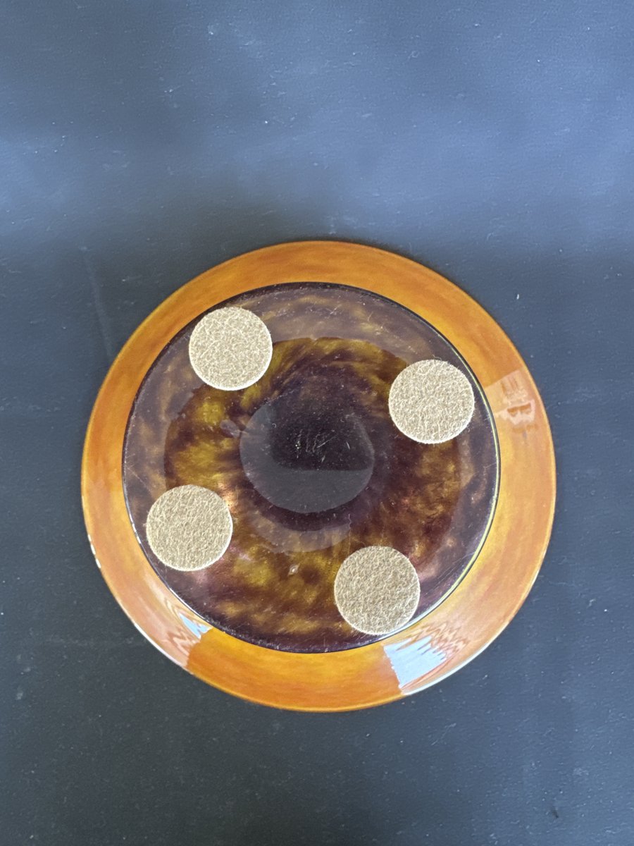 Art Deco Bowl in Marmoreal Glass from Schneider, 1920s for sale at Pamono