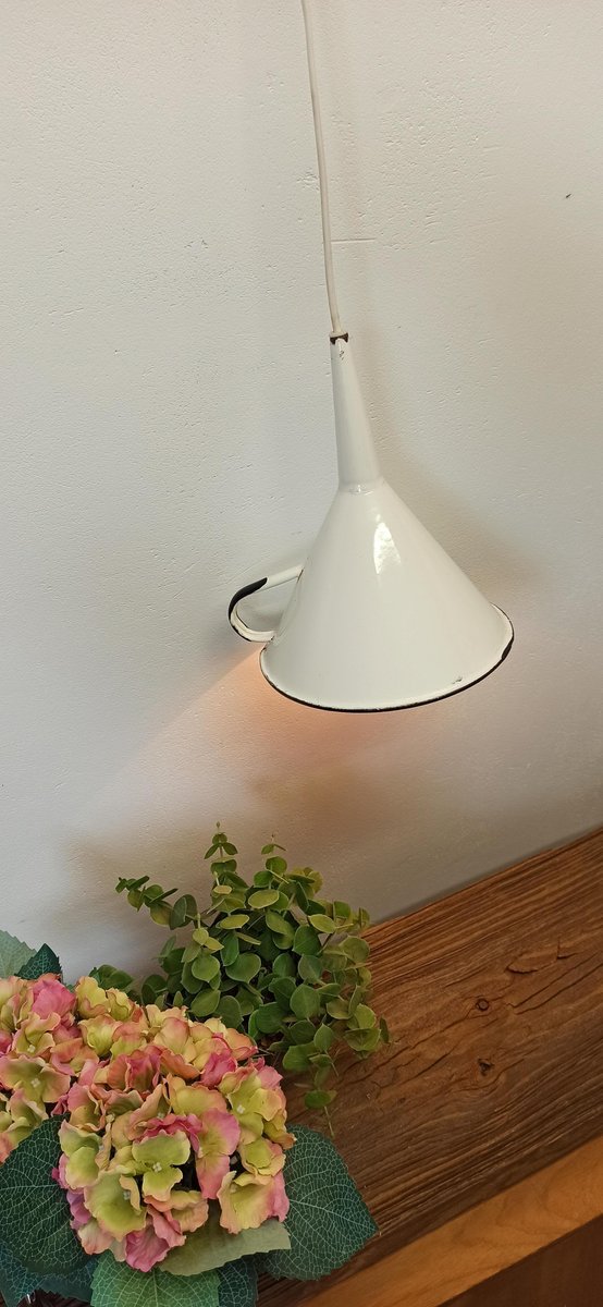 Enamelled Light Funnel, 1960s for sale at Pamono