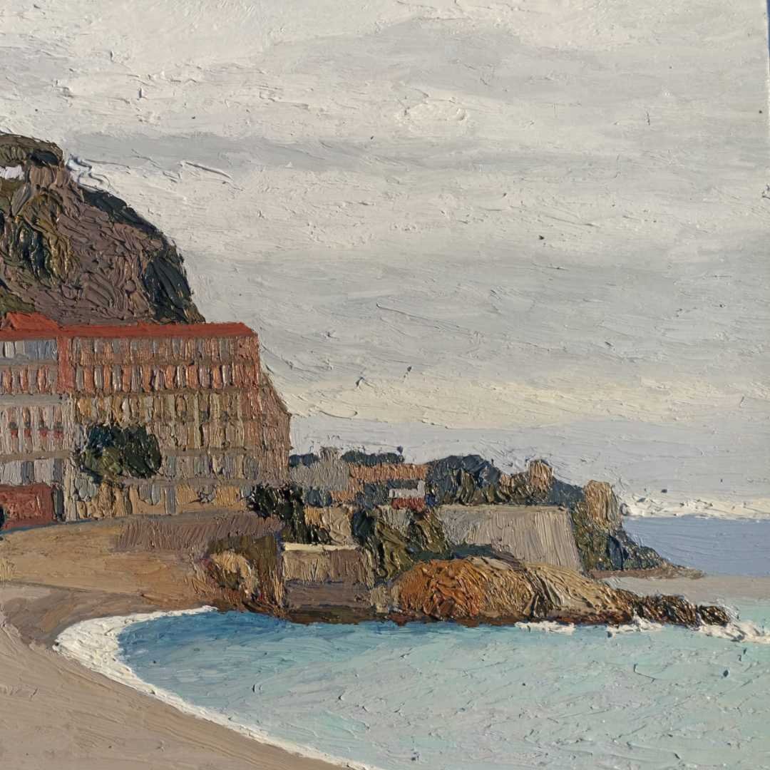 Omar Logang, Rauba Capeu, Nice, No.3, Oil on Canvas, 21st Century for ...