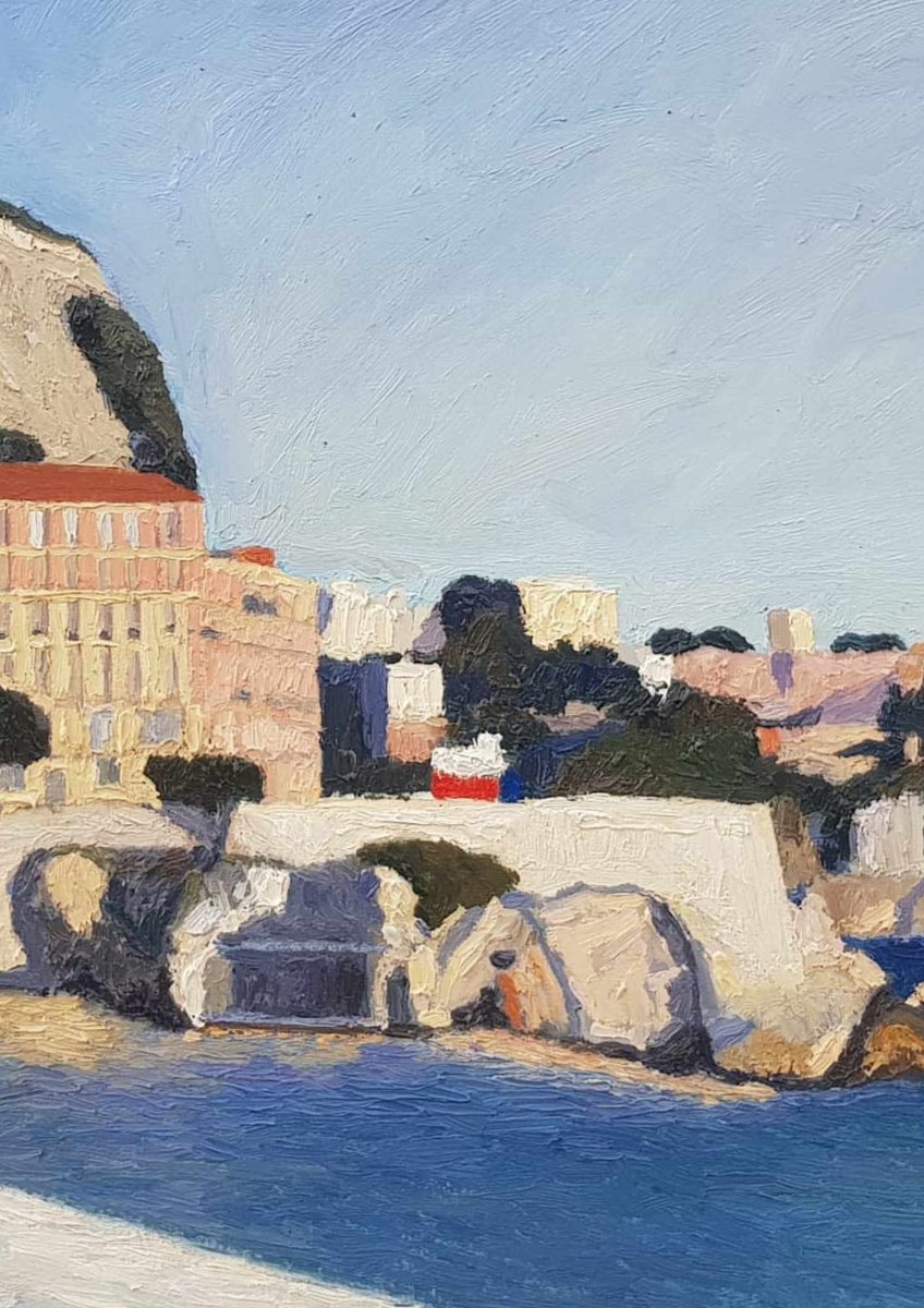 Omar Logang, Rauba Capeu, Nice, No.5, Oil on Canvas, 21st Century for ...