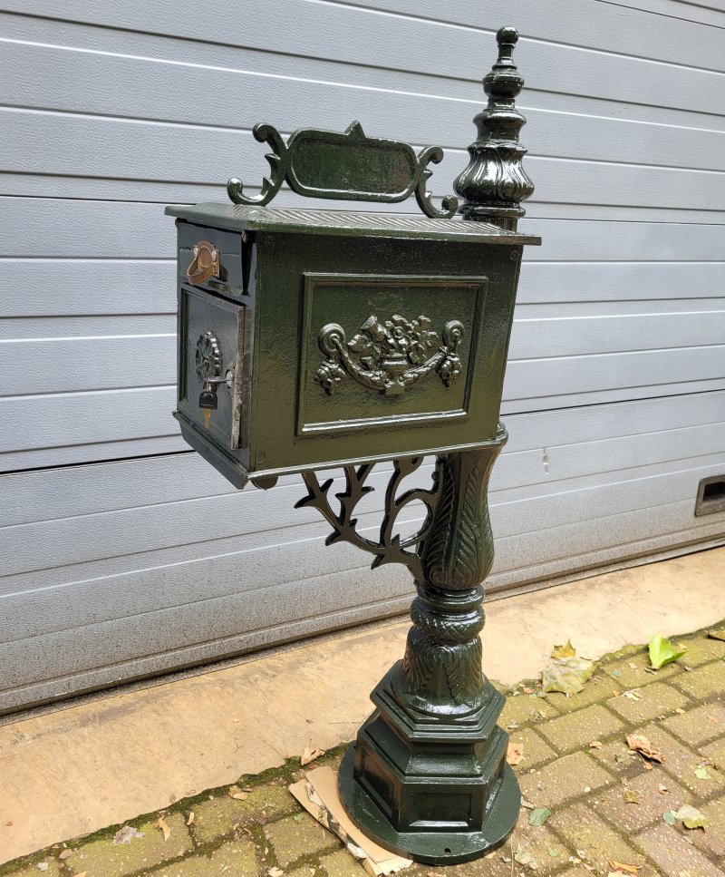 Free Standing Cast Iron Mailbox for sale at Pamono