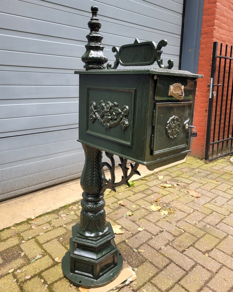 Free Standing Cast Iron Mailbox for sale at Pamono