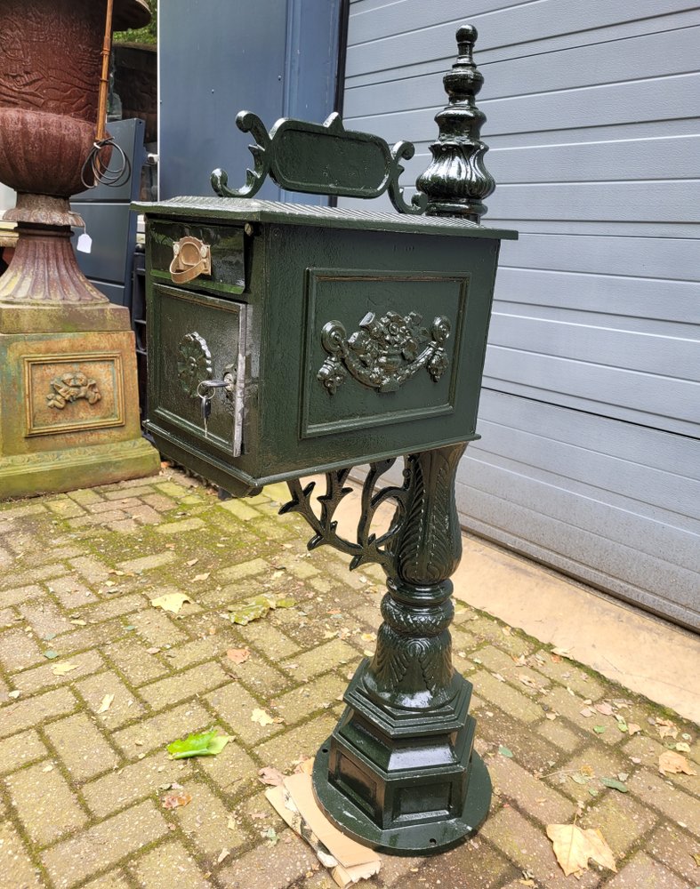Free Standing Cast Iron Mailbox for sale at Pamono