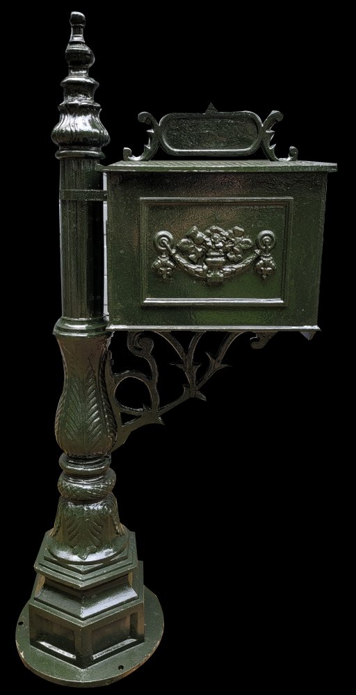 Free Standing Cast Iron Mailbox for sale at Pamono