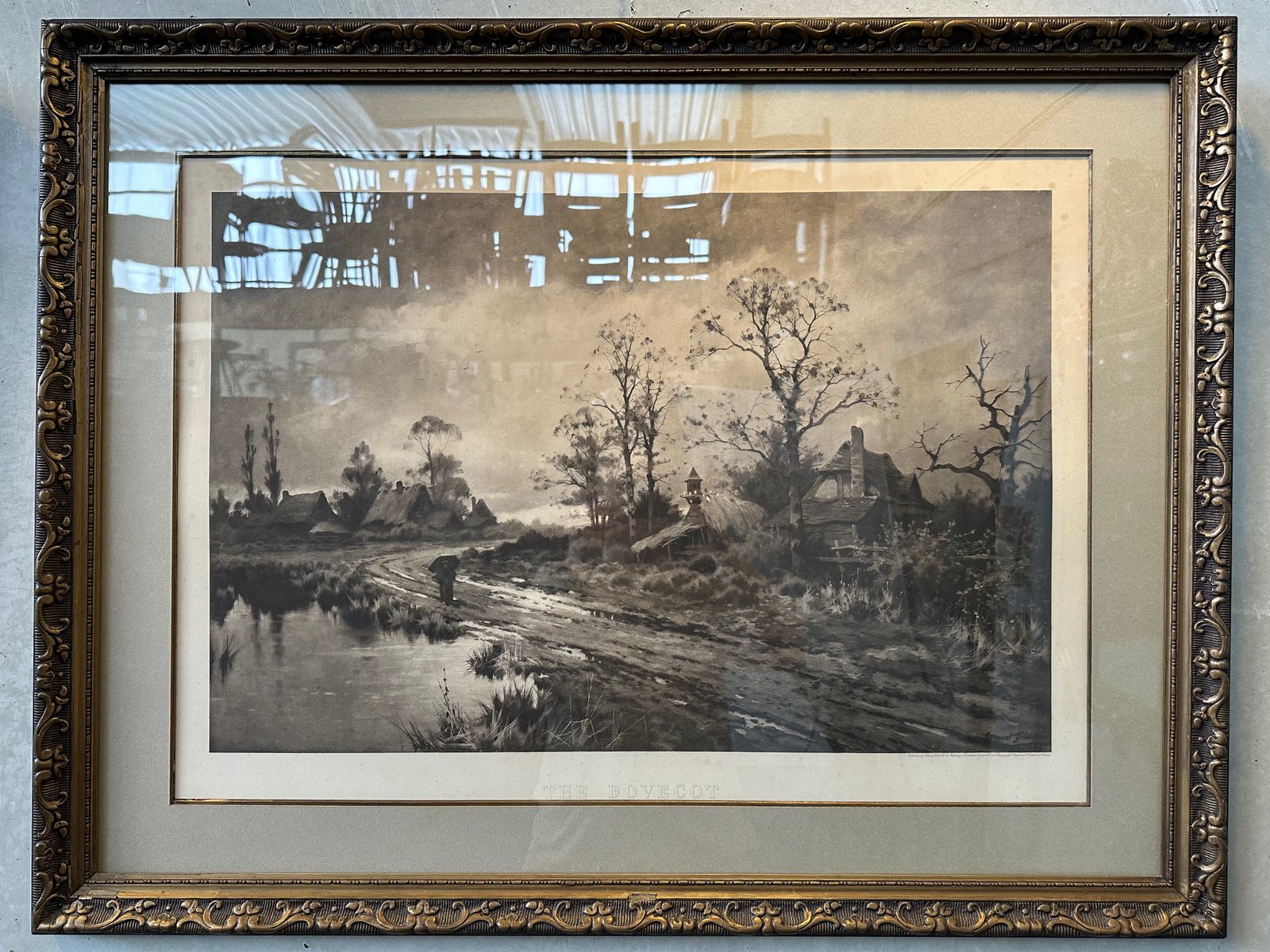 Large Frame with Glass by Ernest Stanton, Set of 2 for sale at Pamono