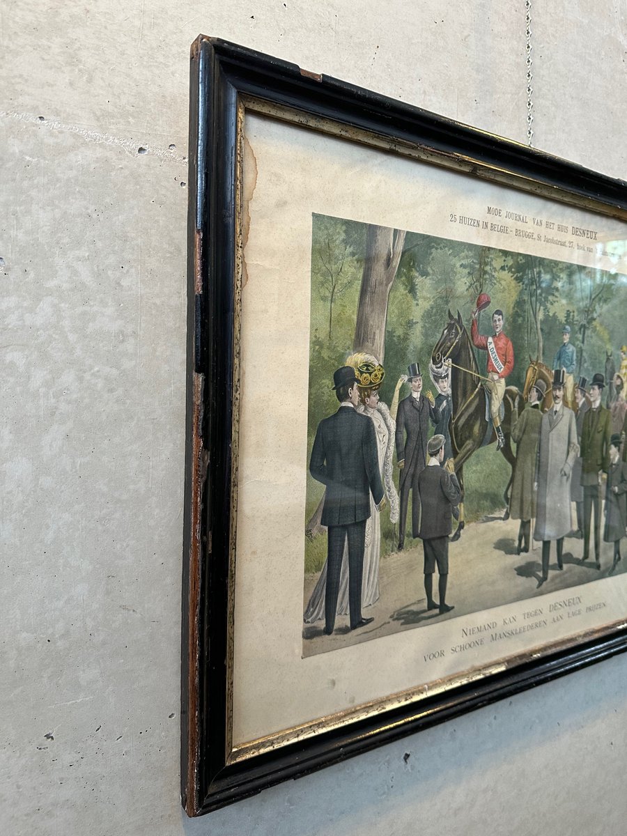 Art Deco Advertising Lithograph, 1930s for sale at Pamono