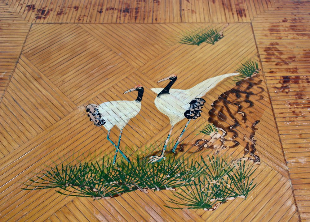 Chinoiserie Bamboo Rattan Card Table, 1890s for sale at Pamono