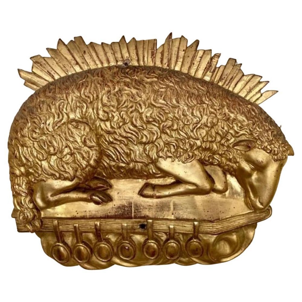 18th Century Sculpture of the Lamb Pascal and the Seven Seals for sale ...