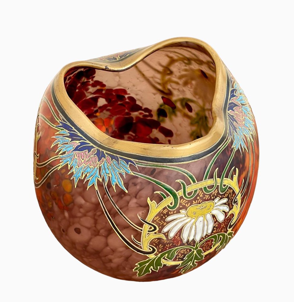 Ball Vase with Polylobed Neck for sale at Pamono