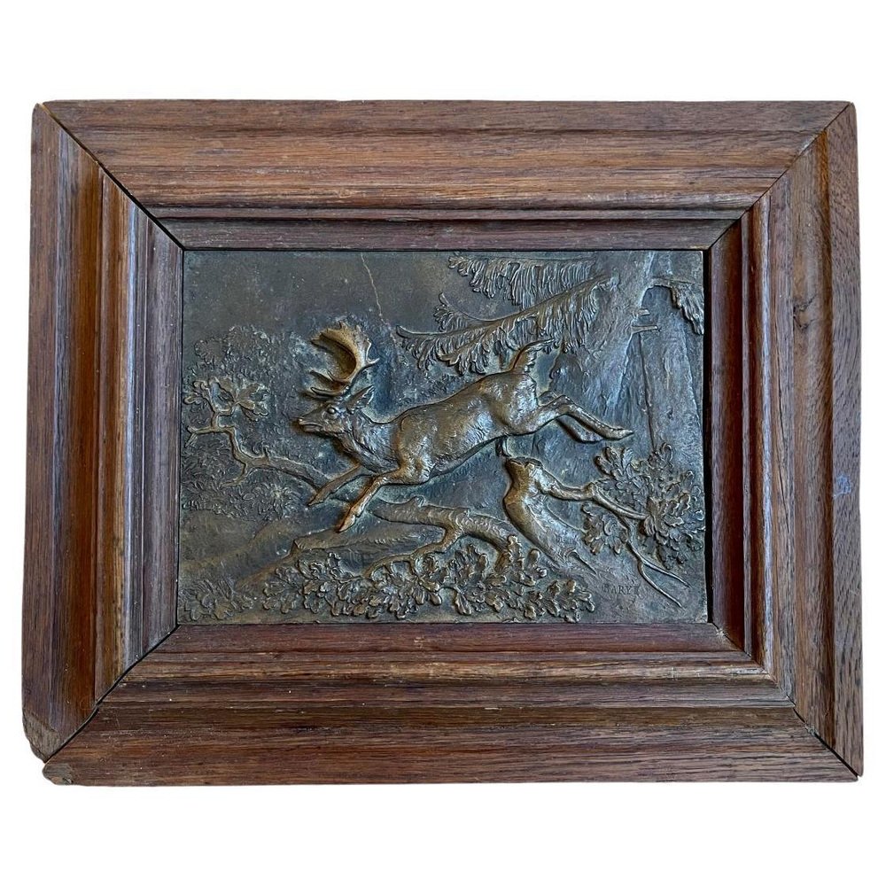 Antique Bronze Bas Relief for sale at Pamono