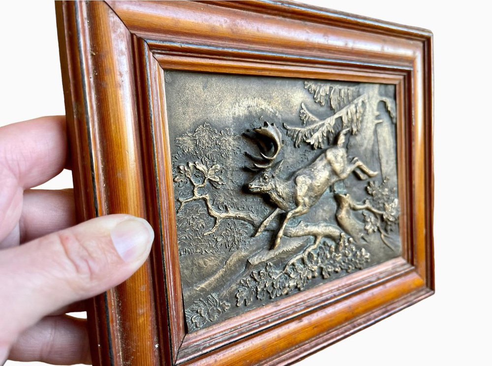 Antique Bronze Bas Relief for sale at Pamono