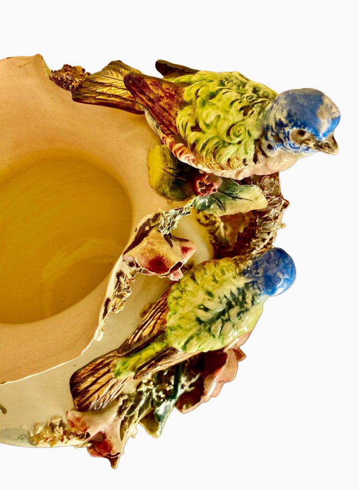 Porcelain Vase with Birds for sale at Pamono