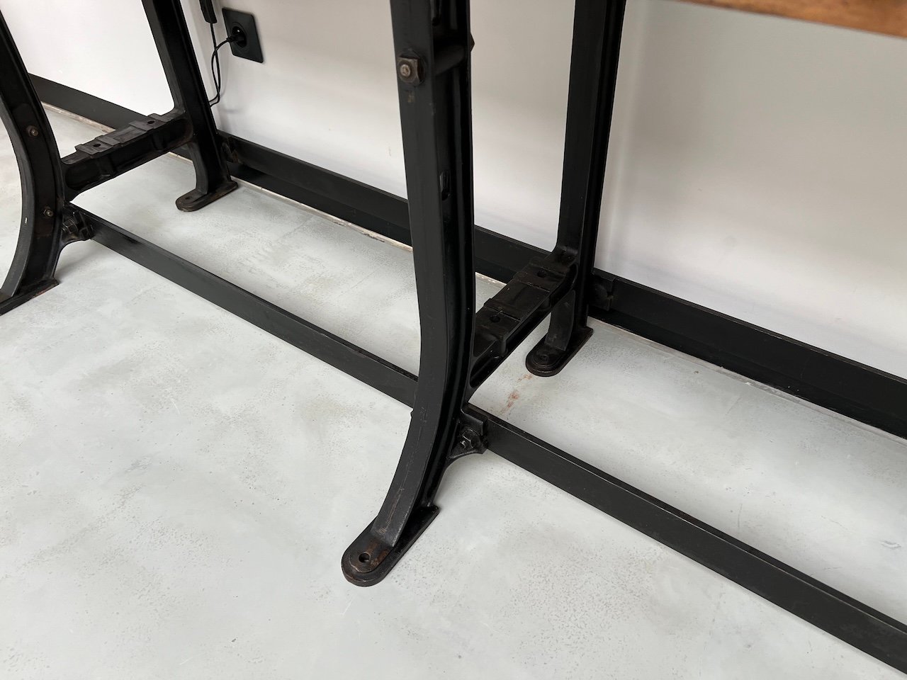 Workbench with Cast Iron Base, 1950s for sale at Pamono