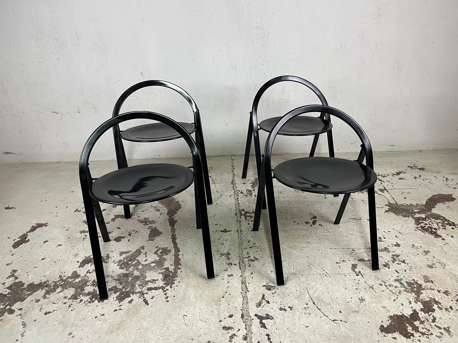 Folding Chairs by Giorgio Cattelan for Cidue, 1970s, Set of 4 for sale ...