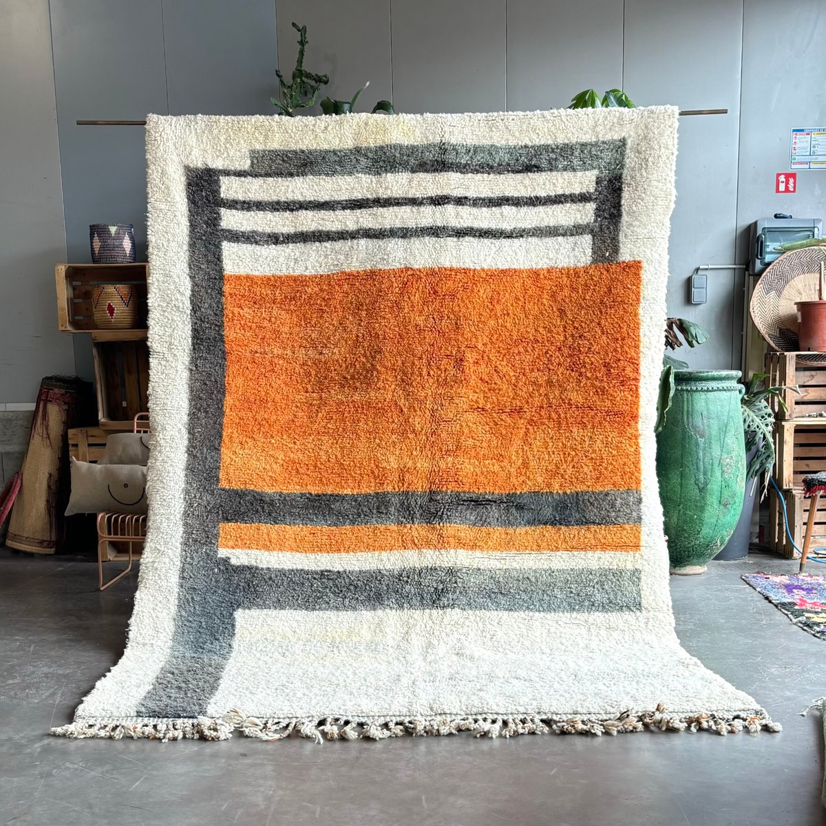 Bohemian Moroccan Beni Ouarain Rug for sale at Pamono