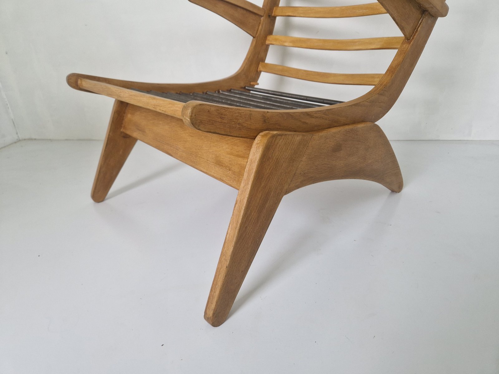 Modernist Oak Easy Chair by Jan Den Drijver, 1940s for sale at Pamono