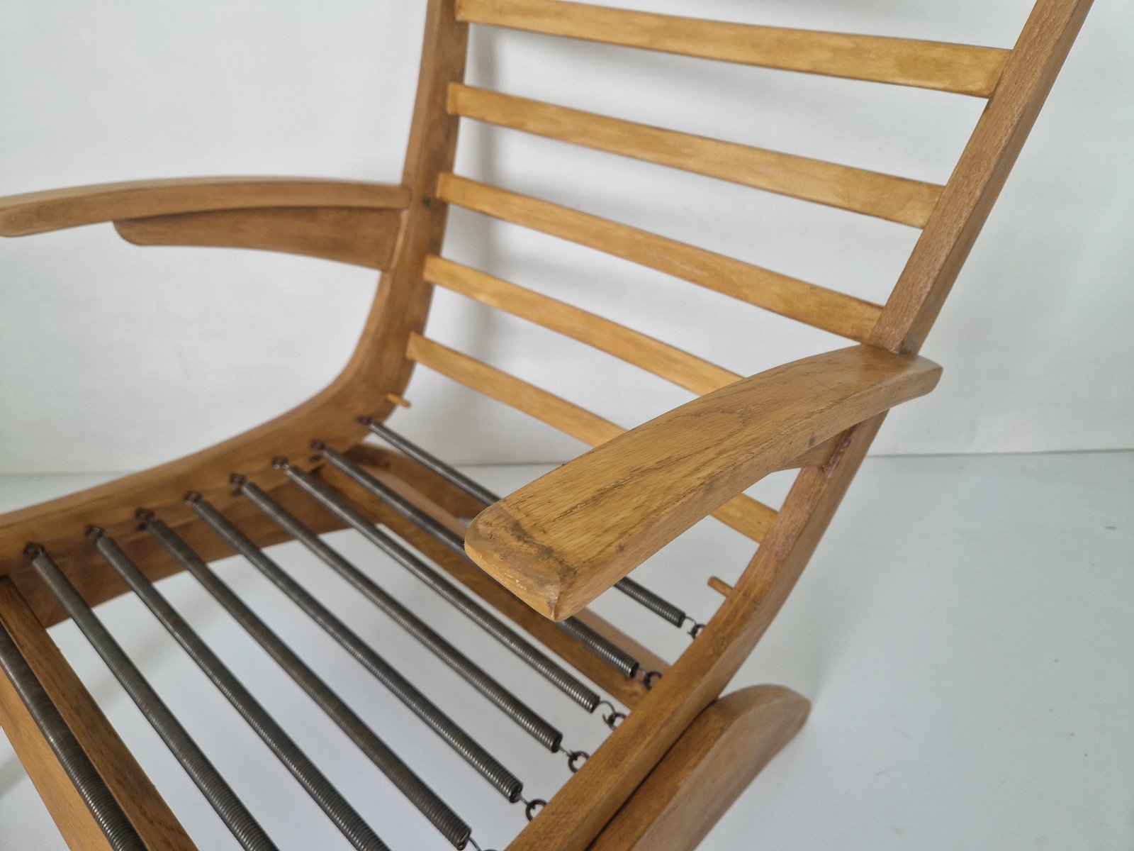 Modernist Oak Easy Chair by Jan Den Drijver, 1940s for sale at Pamono