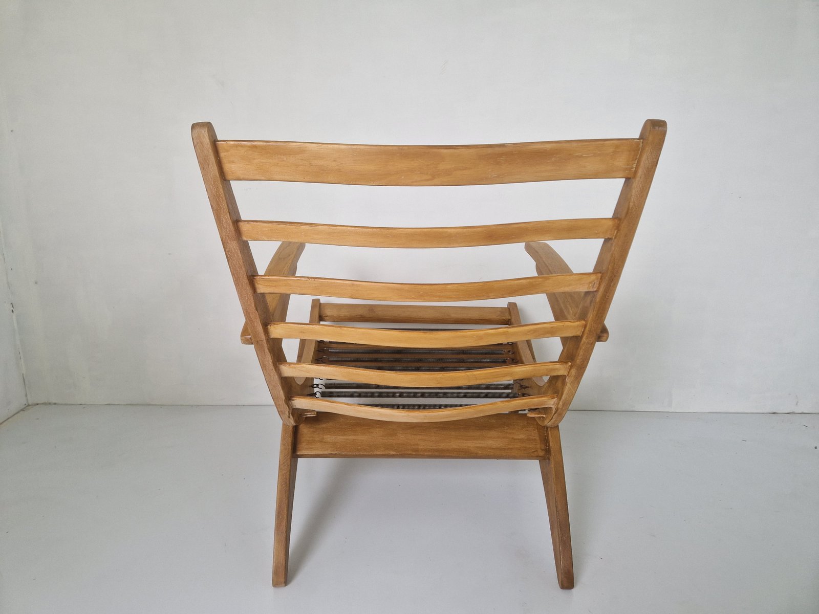 Modernist Oak Easy Chair by Jan Den Drijver, 1940s for sale at Pamono