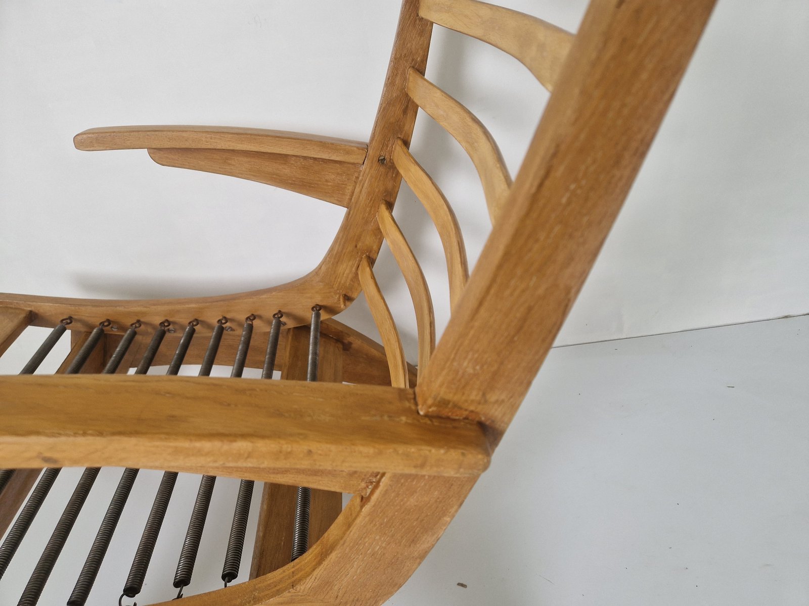 Modernist Oak Easy Chair by Jan Den Drijver, 1940s for sale at Pamono