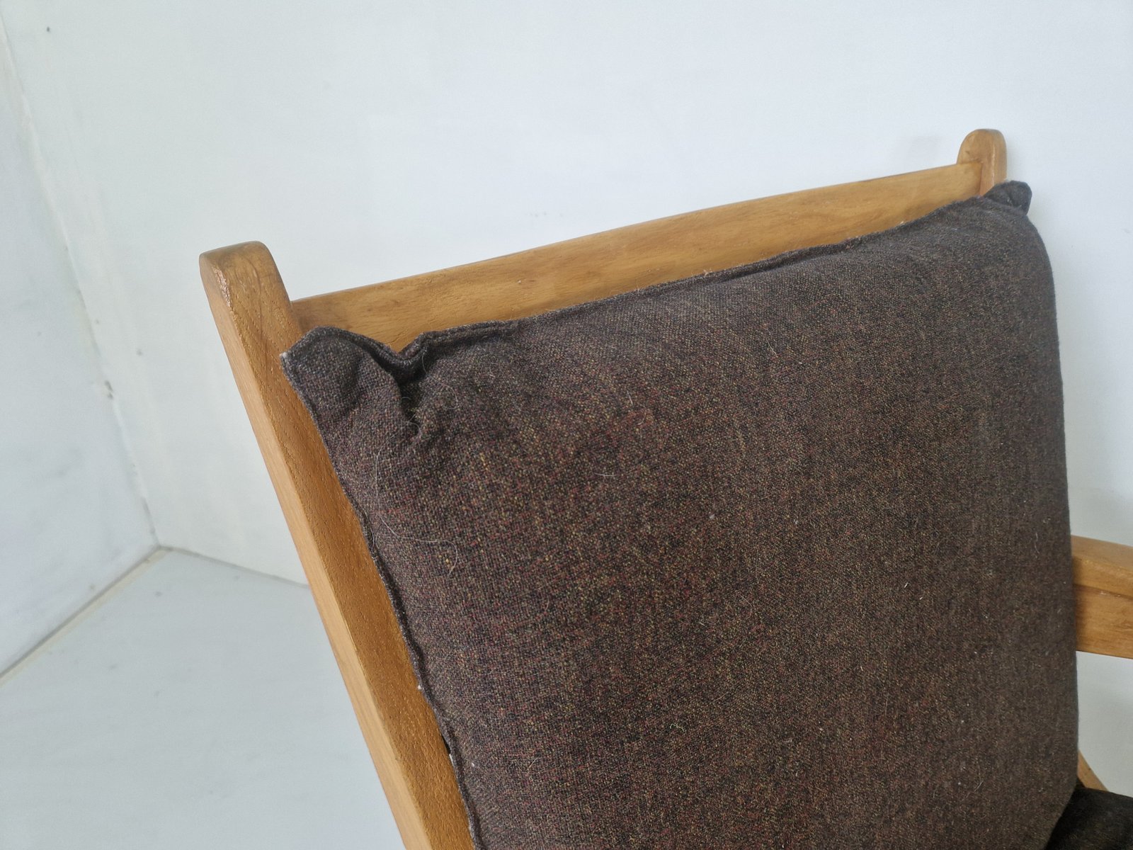 Modernist Oak Easy Chair by Jan Den Drijver, 1940s for sale at Pamono