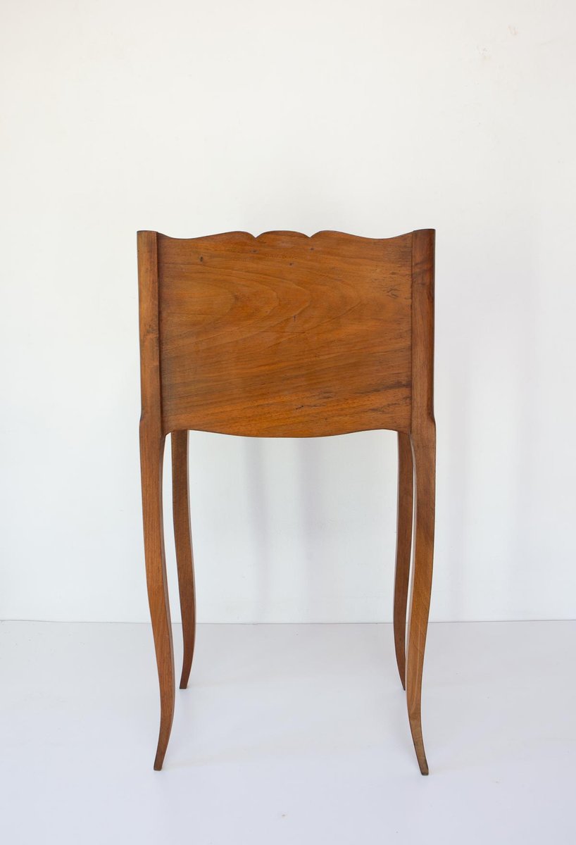 Small French Nightstand with Heart Shapes, 1940s for sale at Pamono