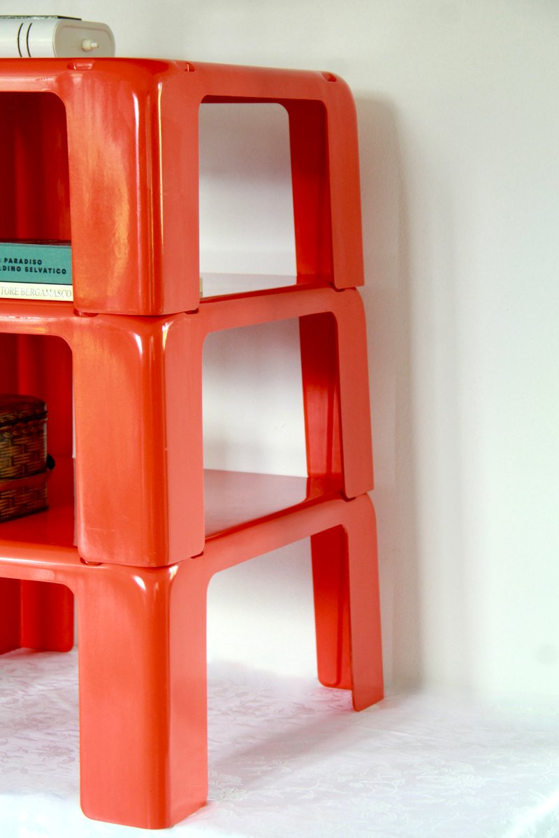 Vintage Space Age Stackable Tables by Mario Bellini for C&B, 1960s, Set ...
