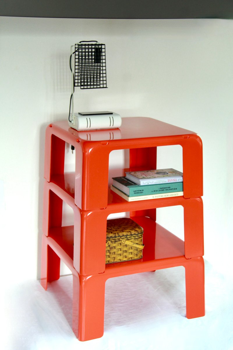 Vintage Space Age Stackable Tables by Mario Bellini for C&B, 1960s, Set ...