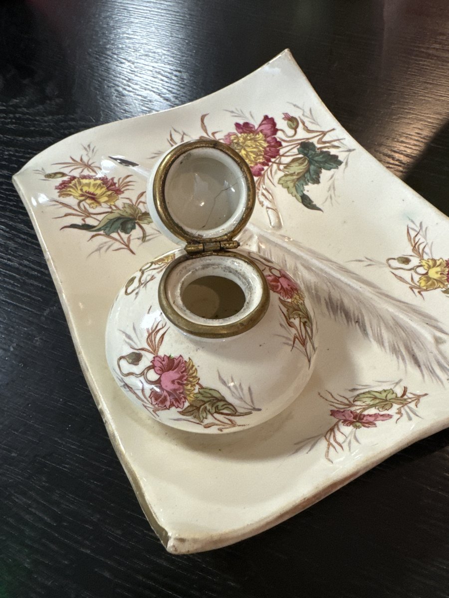 Art Nouveau Inkwell in Earthenware by Georges Dreyfus, 1900 for sale at ...