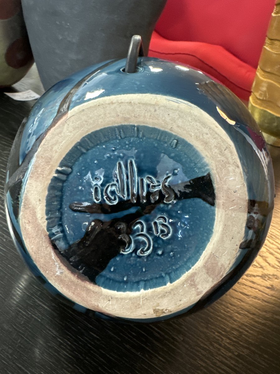 Ceramic Table Lamp Base Model 33b by Max Idlas, 1950s for sale at Pamono