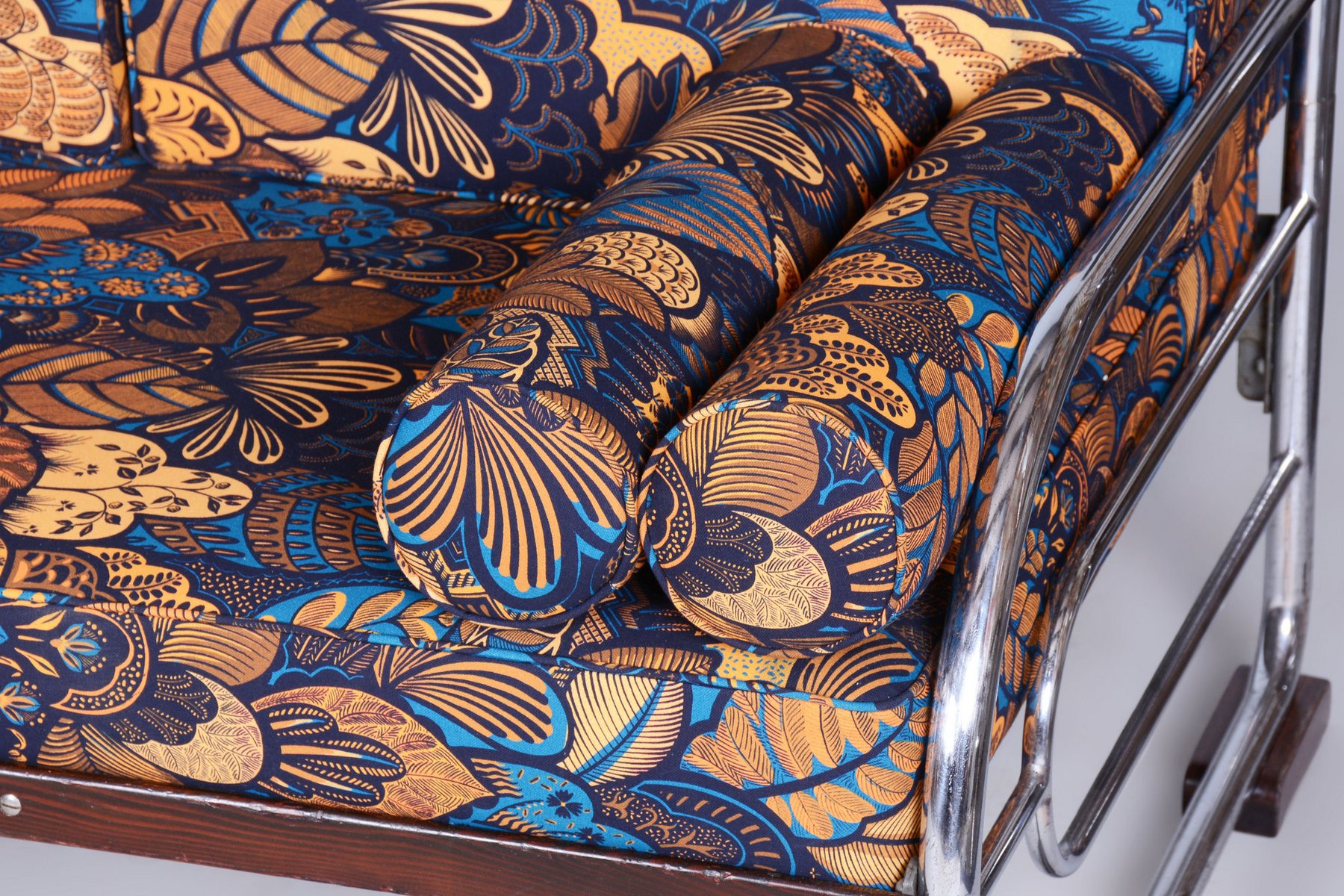Robert Slezak zugeschriebenes Bauhaus Sofa aus Buche, Tschechisch ...