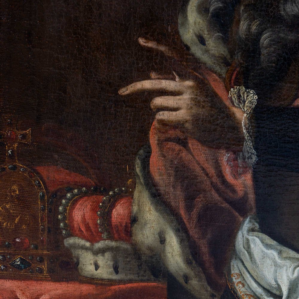 Portrait of Emperor Leopold I of Habsburg, 17th Century, Oil on Canvas ...