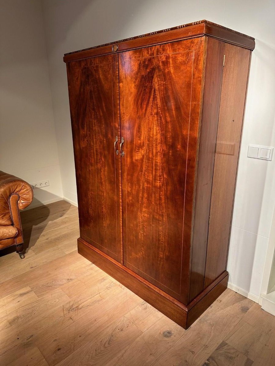 Art Deco Ladies Compactom Wardrobe, 1890s for sale at Pamono