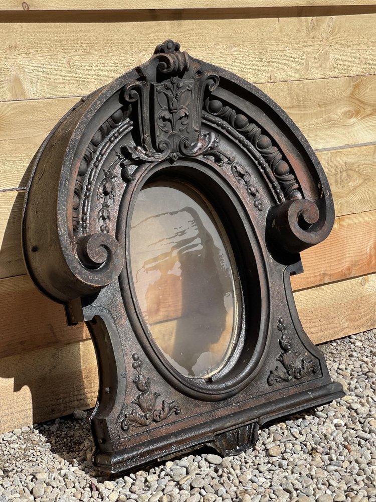 Large Bulls Eye Windows of a French Castle in Cast Iron, 1880, Set of 4 ...