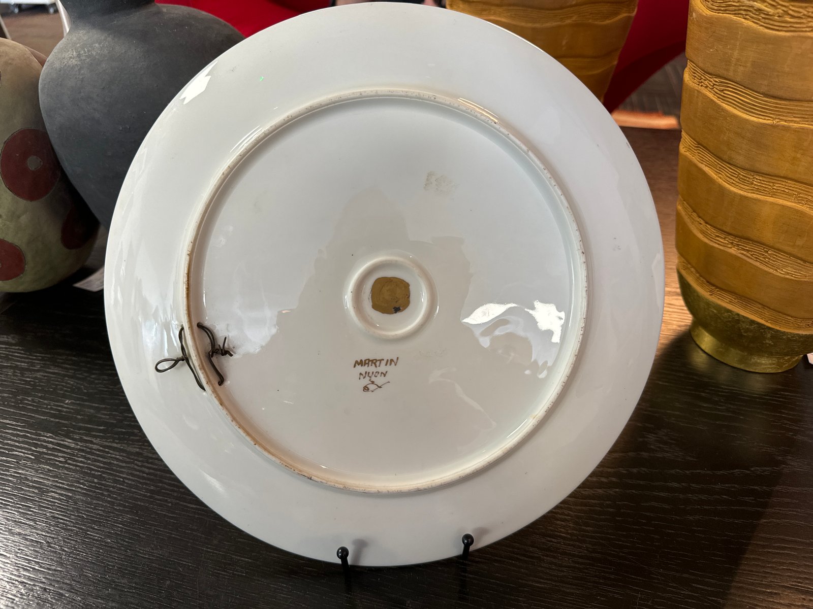 Ornamental Dish from Lagenthal and Nyon Martin, 1890s for sale at Pamono