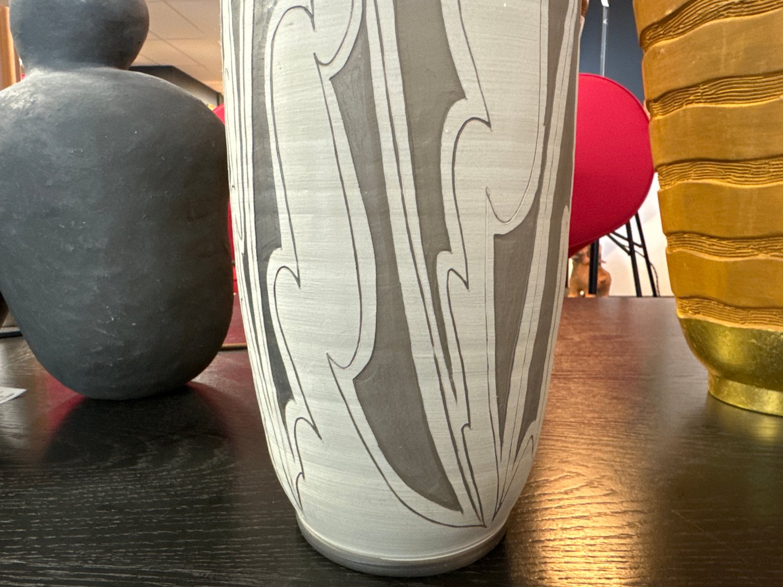Large Ceramic Vase by Elevio Arnanz, 1995 for sale at Pamono