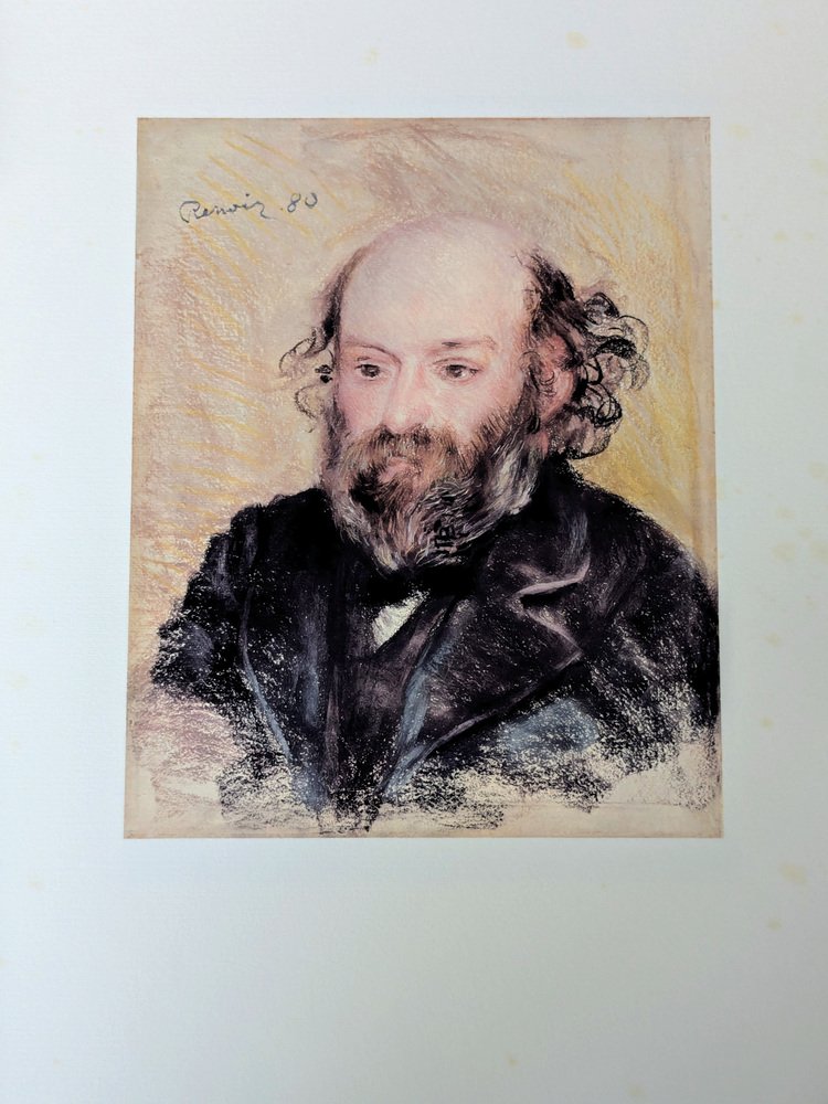 Pierre-Auguste Renoir, Portrait of Paul Cezanne, Lithograph for sale at Pamono