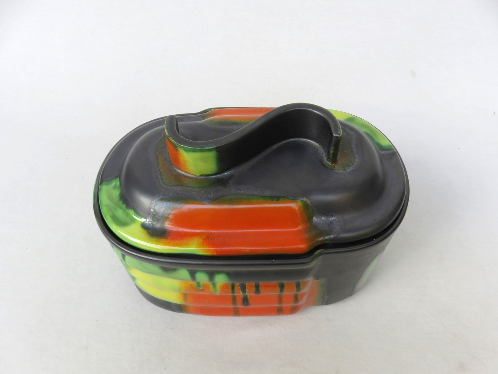 Art Deco Pastry Tin in Ceramic by Ziegler Schaffhausen, 1920s for sale ...