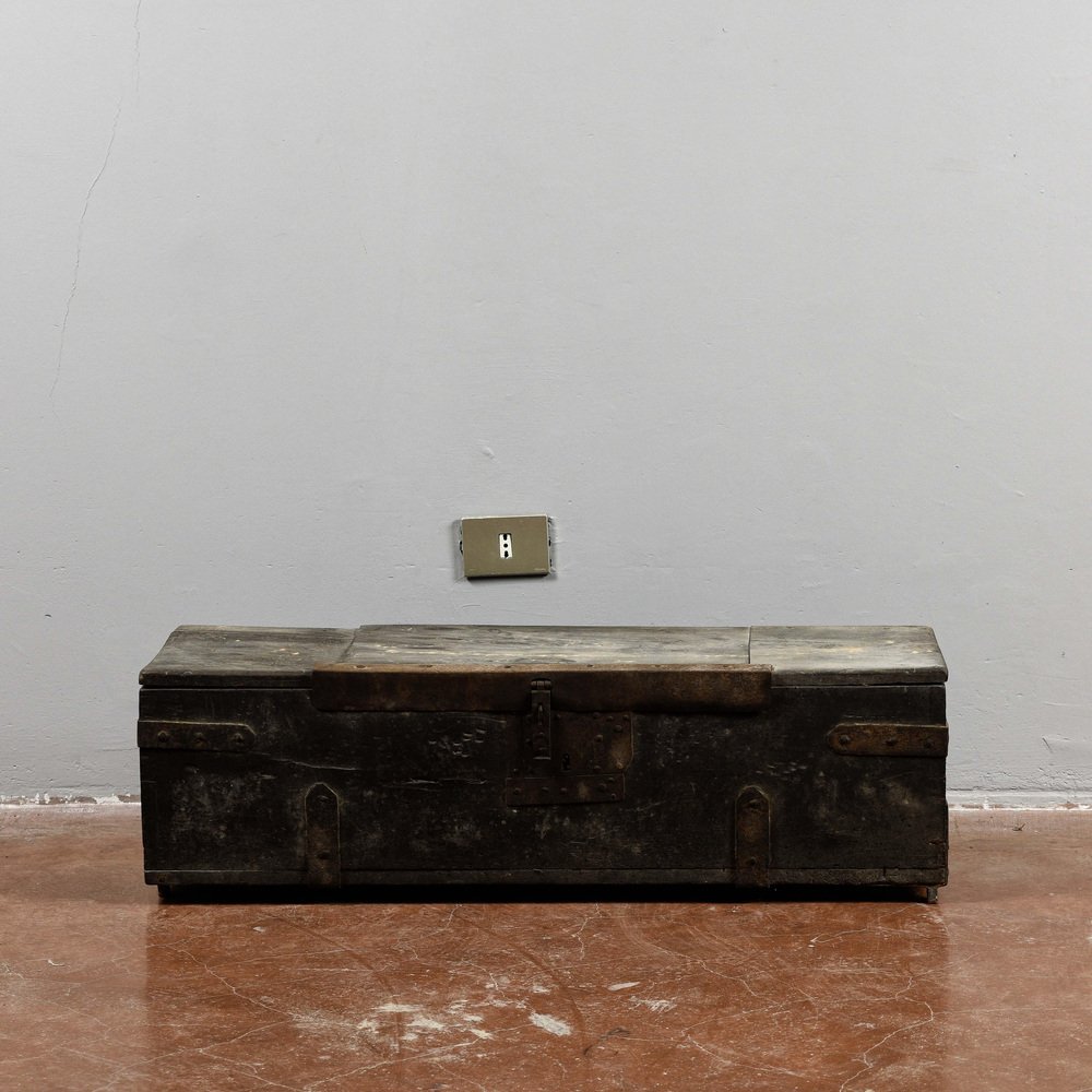 Wooden and Iron Case, Late 1800s for sale at Pamono