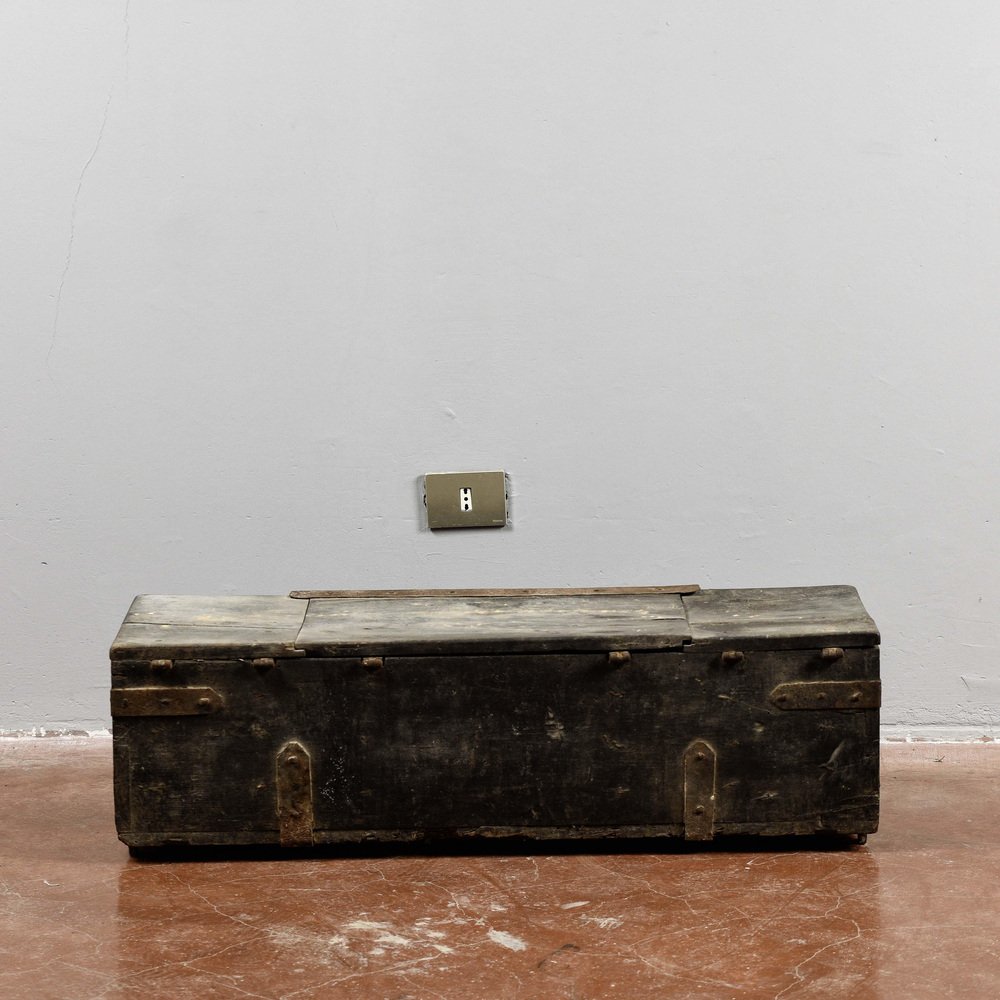 Wooden and Iron Case, Late 1800s for sale at Pamono