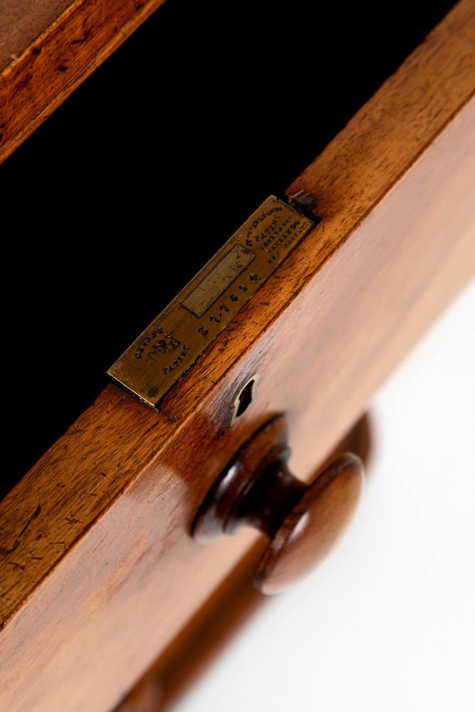 Wide Satin and Birch Chest for sale at Pamono