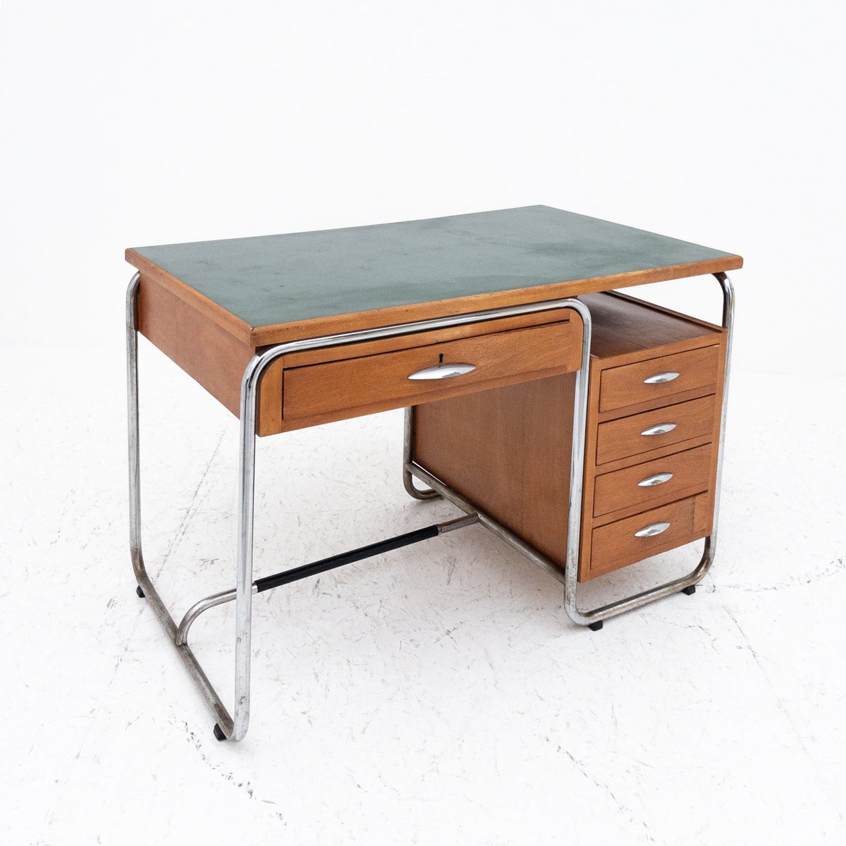Bauhaus Desk in Tubular Steel, 1960s for sale at Pamono