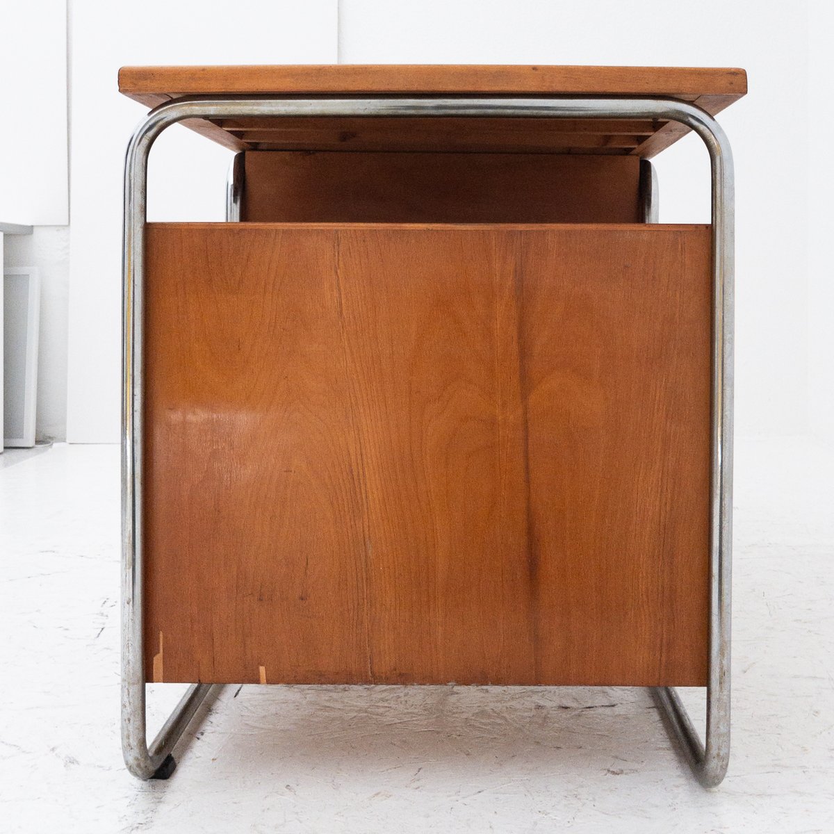 Bauhaus Desk in Tubular Steel, 1960s for sale at Pamono