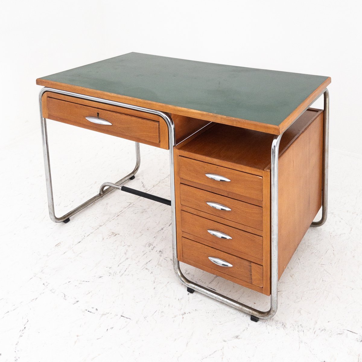 Bauhaus Desk in Tubular Steel, 1960s for sale at Pamono