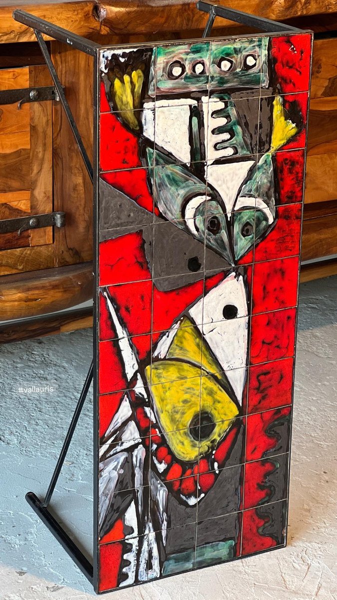 Ceramic Coffee Table by Janette and Georges Picard for Vallauris, 1960 ...